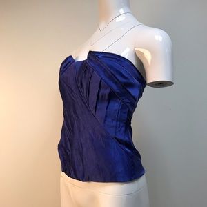 bebe | Tops | Bebe Royal Blue Formal Tube Top | Poshmark